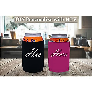 Blank Neoprene Full Bottom Can Coolie (Variety Color 10 Pack)