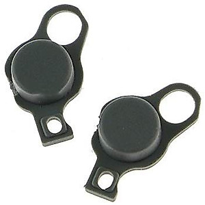 New Replacement C-Stick C Key Button Cap Analog C Joystick Stick Cap for Nintendo New 3DS / New 3DS XL LL-Dark Grey