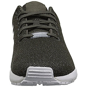 adidas Originals Women's Zx Flux Sneaker, Utility Grey/Utility Black/Silver Metallic, 5.5 M US