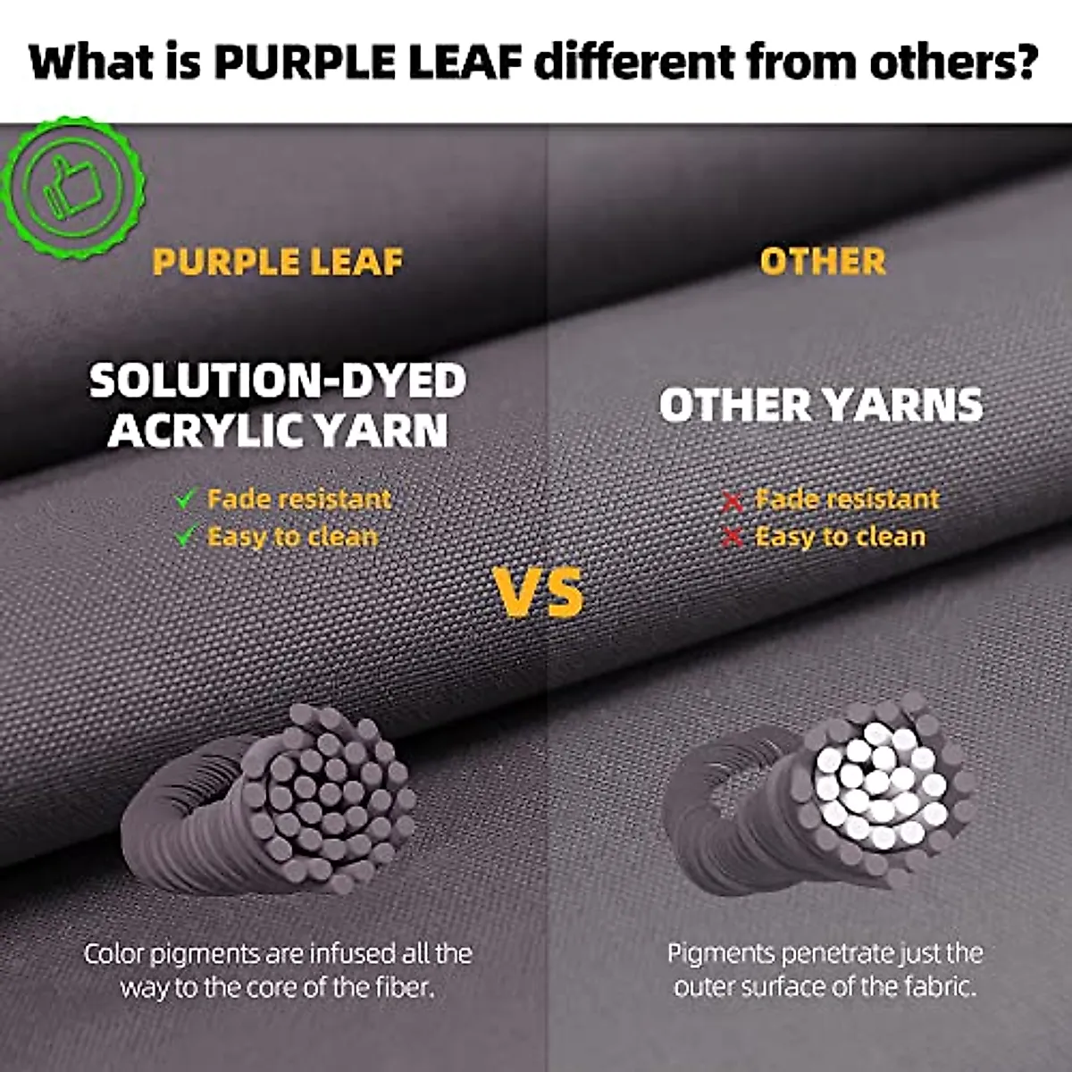 PURPLE LEAF Outdoor Patio Porch Swing with Stand, 3-seat Swing Chair with Adjustable Tilt Canopy All-Weather Steel Frame for Backyard Front Porch Lawn, Cushions and Pillow Included, Grey