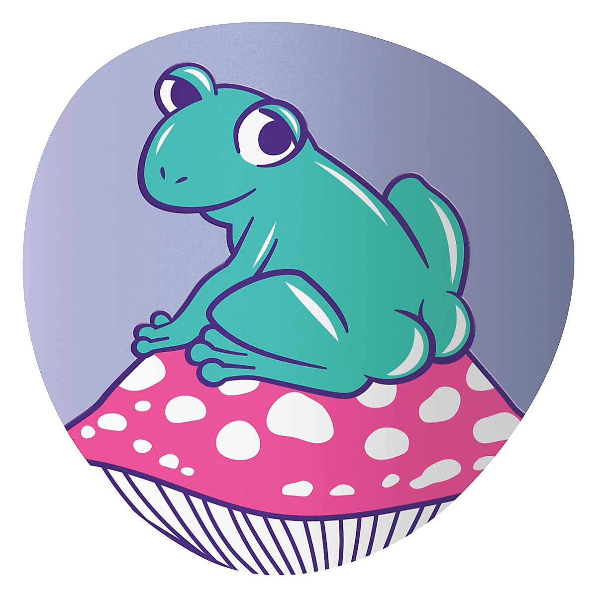 Ottle Reef Roamer Stainless Steel Water Bottle - 34 oz Insulated Flask with Leak Proof Lid, BPA free & Carry Handle - Hot & Cold Gym Water Bottle for Travel, Camping & Sports - Cheeky Frog