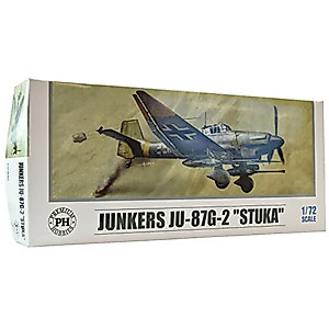 Premium Hobbies Junkers JU-87G-2 Stuka 1:72 Plastic Model Airplane Kit 133V
