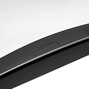 Amazon Basics Safety Car Seat Mirror for Rear Facing Infant with Wide Crystal Clear View, Black, 11.81 x 7.48 x 3 in