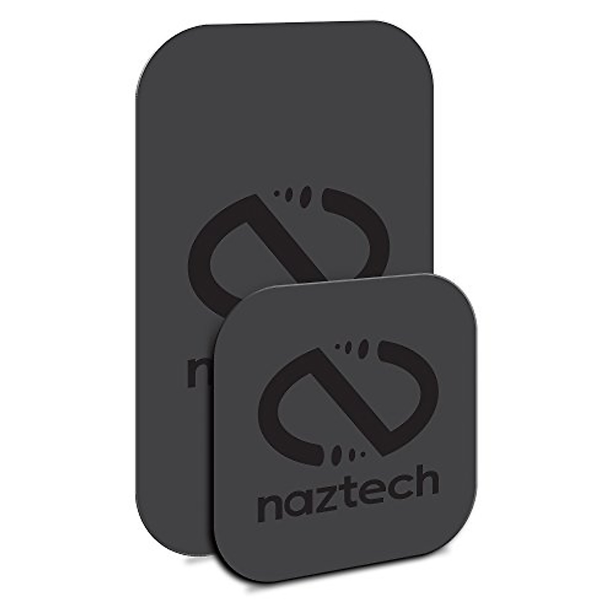 Naztech MagBuddy Ultra-Thin Plates - 2 Extra/Spare Plates for Your MagBuddy & MagBuddy Elite Magnetic Mount - [Black] 13626