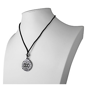 Celtic Protection Talisman - Pewter Sigil of Defense Amulet