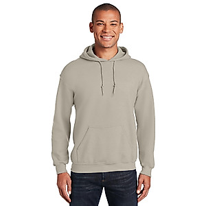 Gildan G18500 Heavy Blend Adult Unisex Hooded Sweatshirt 2XL Sand - 2 Pack