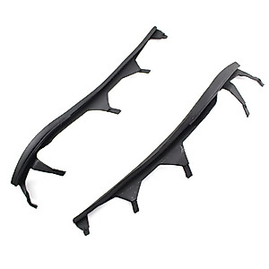 GSRECY Left Right Headlight Upper Cover Rubber Strip Seal Gasket Compatible with 2002-2005 BMW 4 Door E46 325i 330i Headlight Sealing Trims Gasket