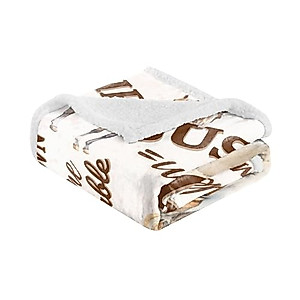 InnoBeta Horse Gifts for Girls, Horse Blankets for Birthday/Christmas, 50'' x 60'' Unique Horse Design Fluzzy Blanket, Just a Girl Who Loves Horses, Sunflowers