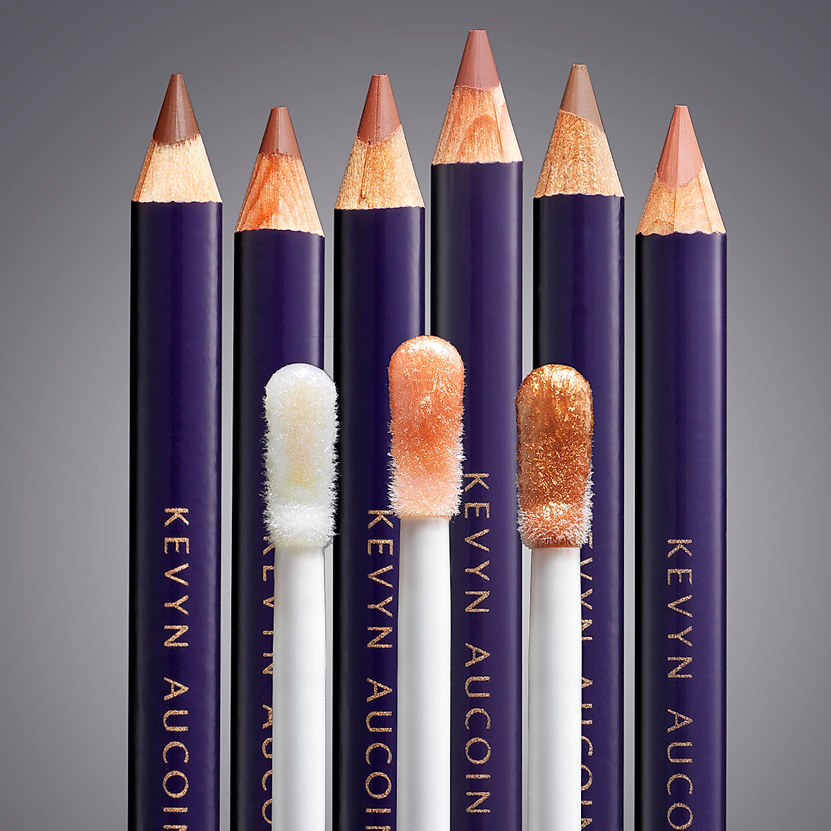 Kevyn Aucoin Unforgettable Lip Definer, Divine: Long-wearing makeup lip definer. Water-resistant, defined tip accentuates lips. Blend-able. Dual-ended pencil and brush. All skin tones and types.