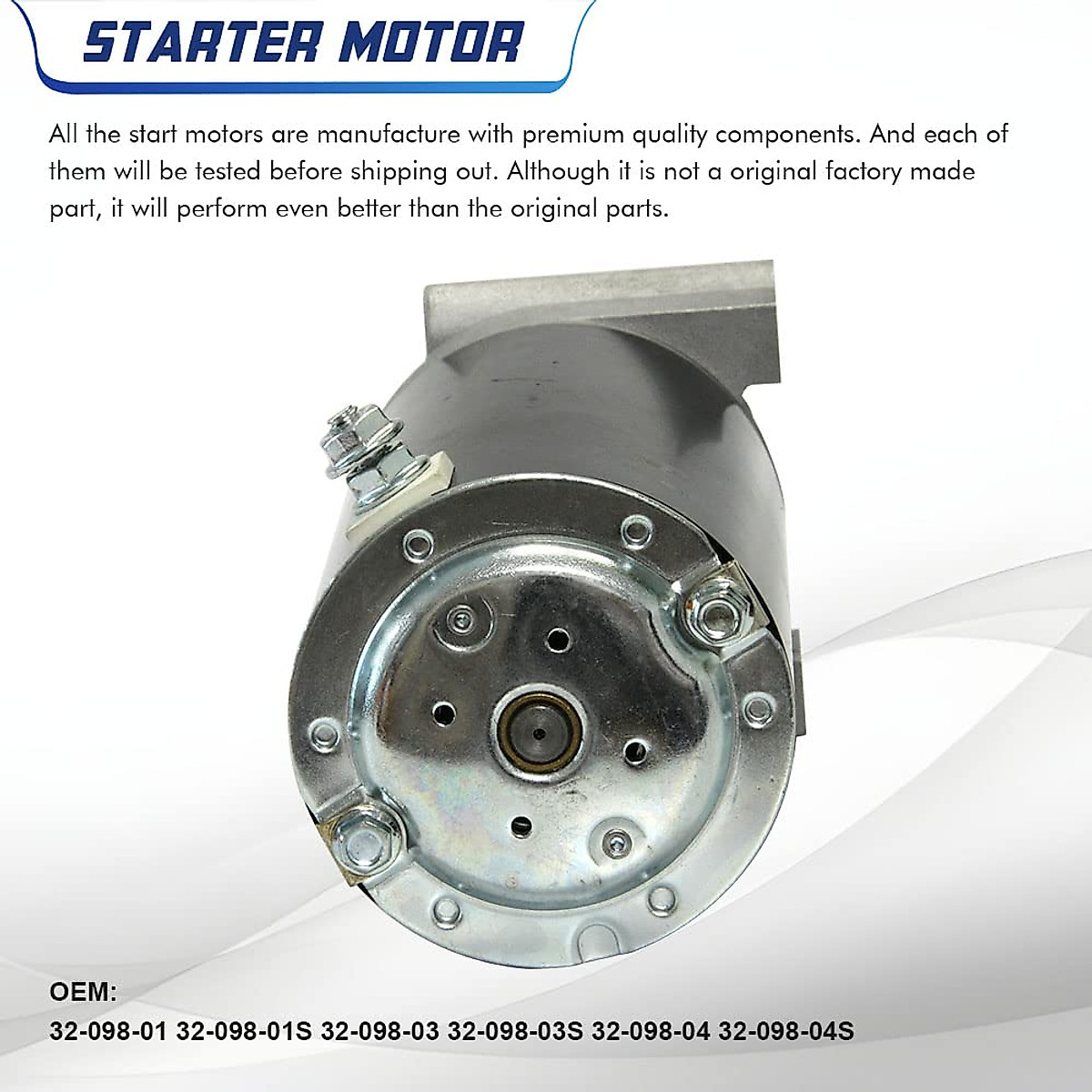 Kohler 7000 Series Starter Motor Replacement KT715 KT725 KT730 KT735 Courage Twin SV710 SV715 SV720 SV730 SV735 SV740,20HP 23HP 25HP 27HP 1999-1140051 3209801 3209803 3209804 3209808
