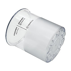 CXQ XL Family Size Ice Cream Pint Containers, Compatible with Ninja NC501 CREAMi Deluxe 11-in-1 Ice Cream & Frozen Treat Maker and model: NC500, NC501, NC501H, NC501HBL and NC501HGN. (GRAY)