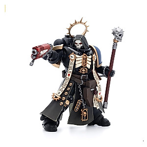 JOYTOY 1/18 Warhammer 40,000 Action Figure Ultramarines Primaris Chaplain Brother Varus Collection Model Gift