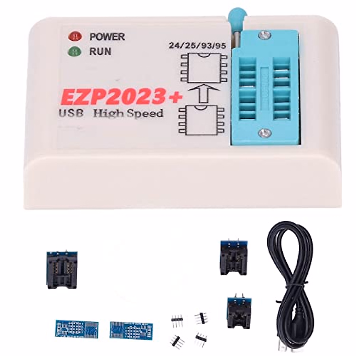 SPI Flash Programmers, High Speed Programmer Repairing Programmable with CD for EEPROM 24/25/93 Chips