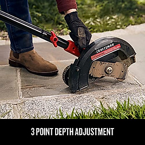 CRAFTSMAN 20V MAX Edger Lawn Tool, Cordless Lawn Edger with Battery & Charger Included (CMCED400D1)
