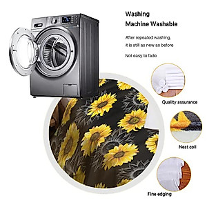 Sunflower Blanket Super Soft Warm Sunflower Throw Blanket - Lightweight Cozy Flannel Flower Throw Blanket Bed Couch Sofa Office Decor, Gift for Girls and Boys Women and Man 50"x40"