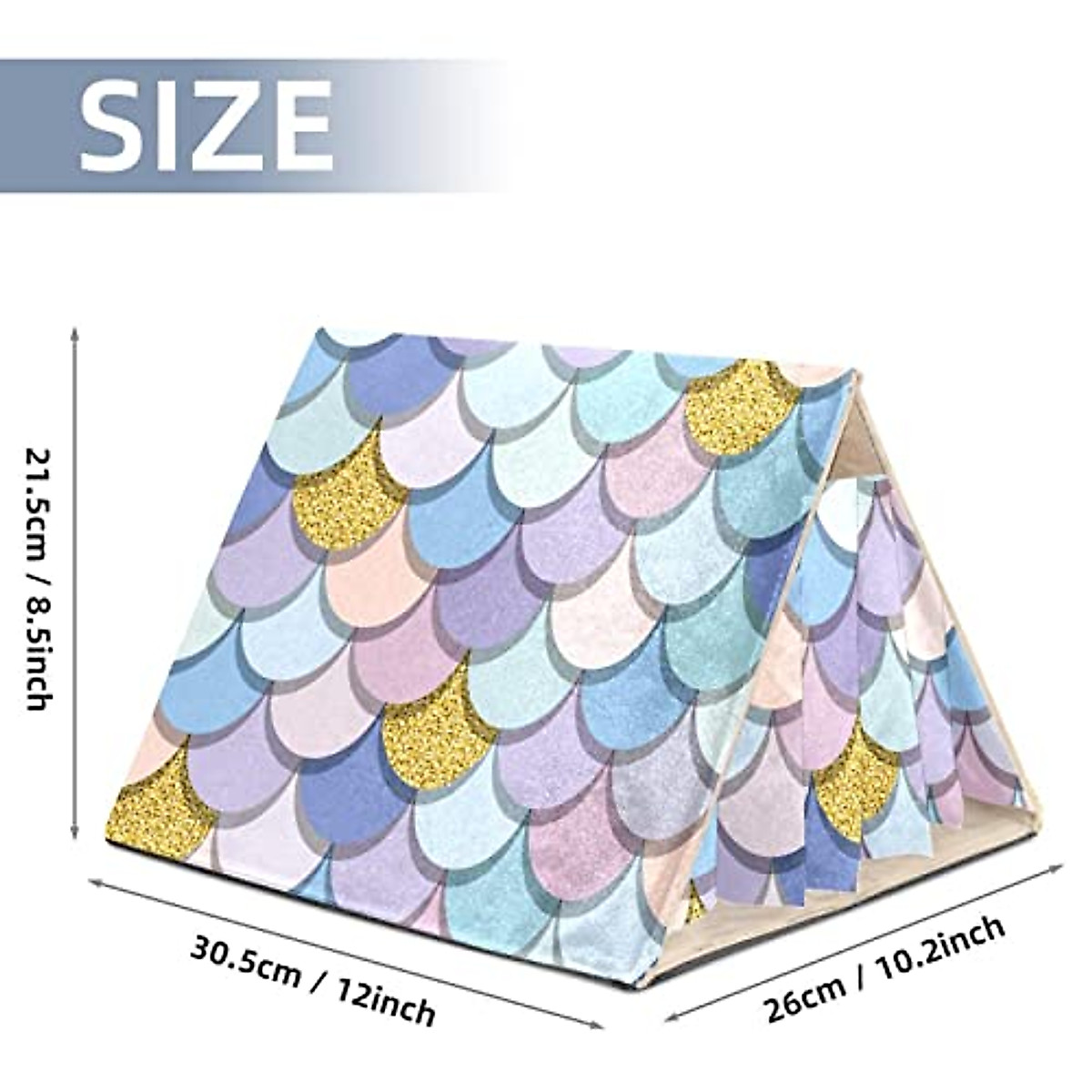 Fish Mermaid Scale, Guinea Pig Hideout for Small Animal Hamster Gerbils Chipmunks Squirrels Hedgehogs Guinea Pig Bed