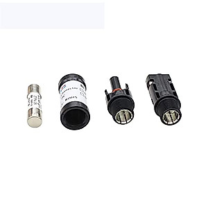 PIKIS 5PCS Solar in-line Fuse Connector 20A mp 1000 V DC Male to Female PV Solar Fuse Holder