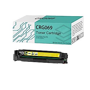 CRG069 Toner Cartridge 4 Pack Compatible Replacement for Canon LBP673CDW MF750 Serie Coner Printer (Black Cyan Yellow Magenta) Yellow