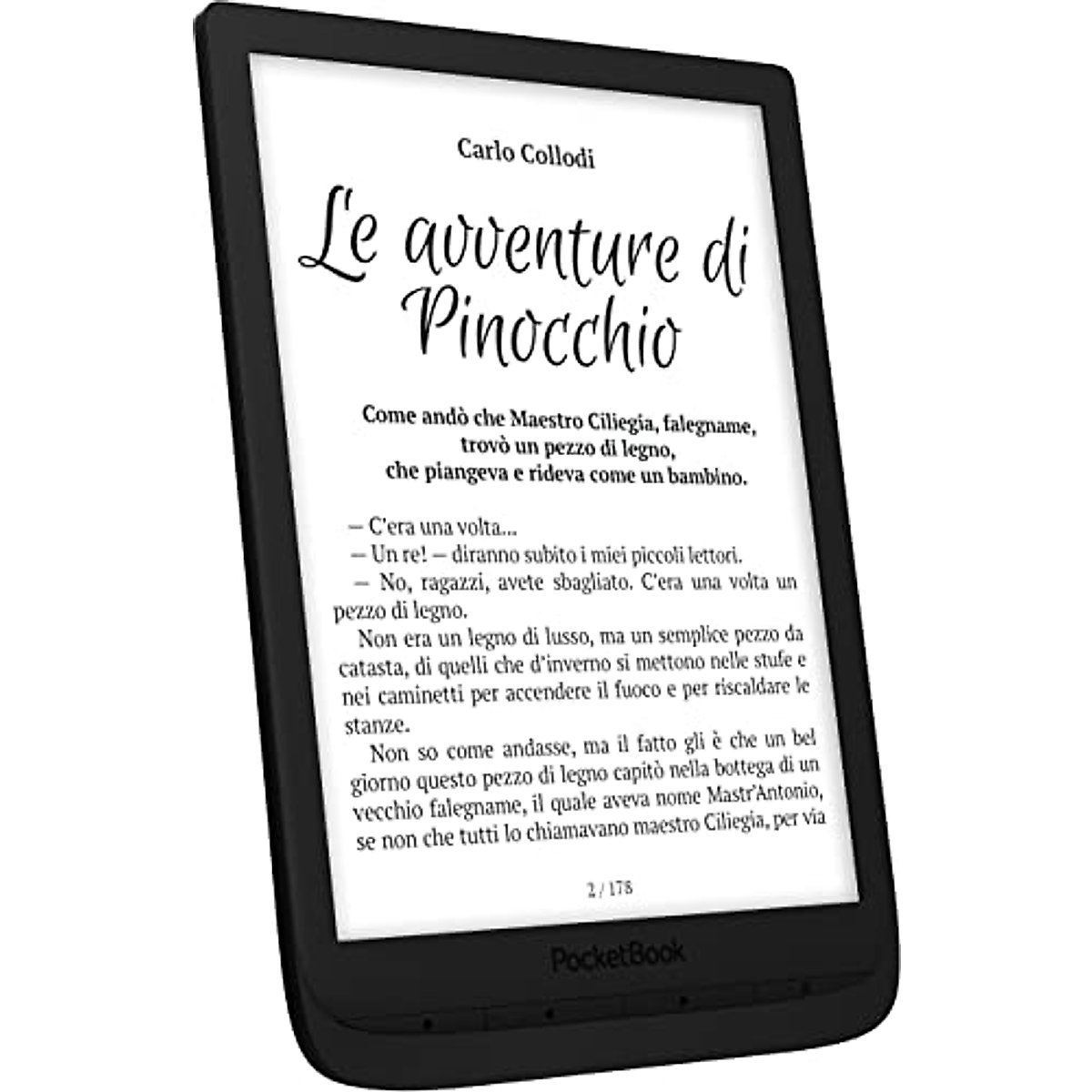 PocketBook InkPad 3 | Large 7.8ʺ Glare-Free & Eye-Friendly E Ink Technology | Touchscreen | Wi-Fi | Text-to-Speech Function | Audio Output | Audiobooks | Adjustable SMARTlight | Micro-SD Slot