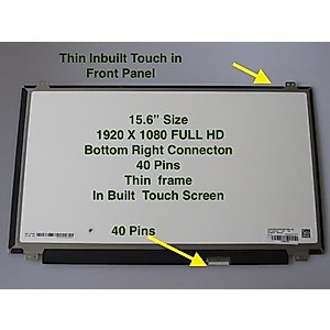 New DP/N TG86G 0TF86G 15.6" Replacement Touch On-Cell LCD LED Display Screen