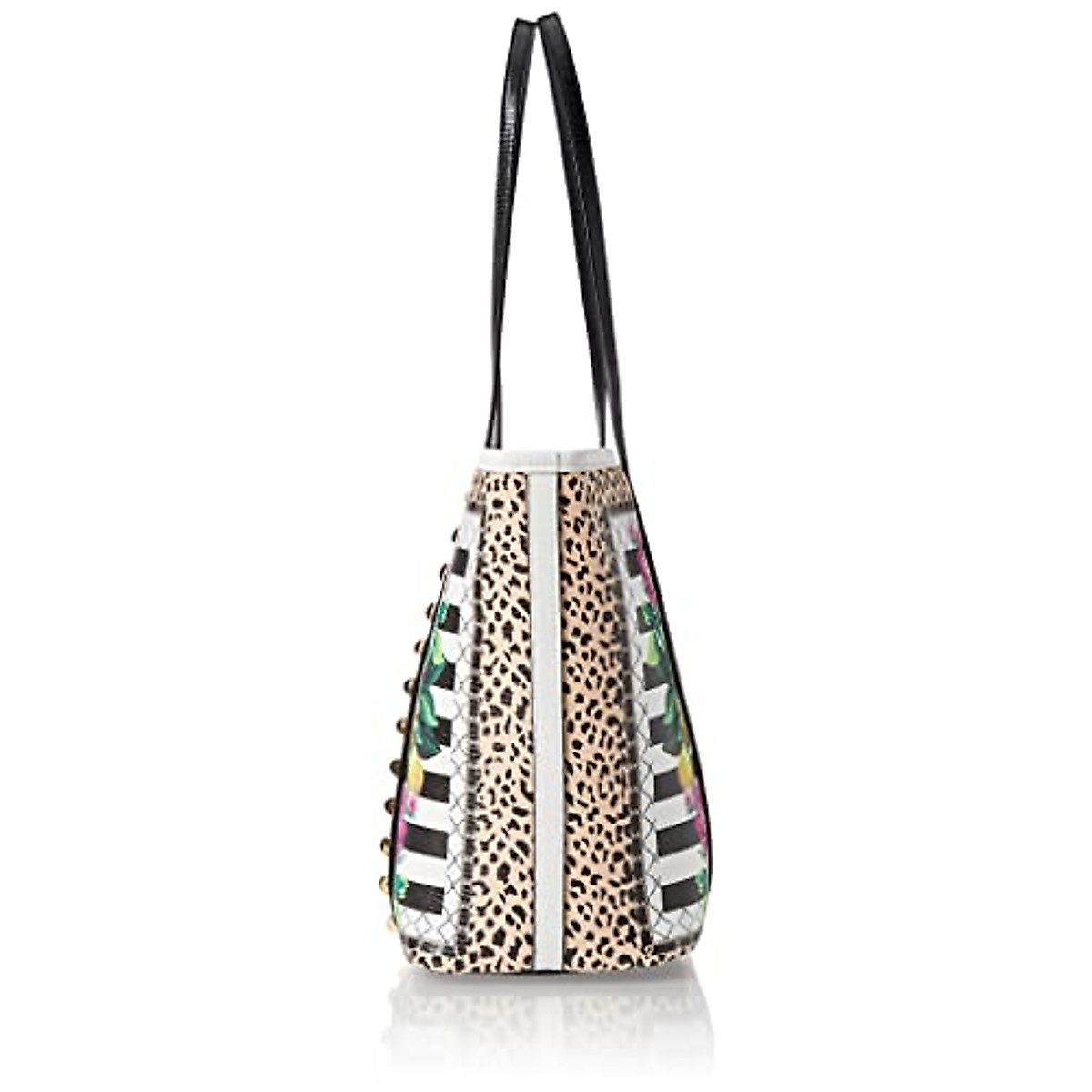 Betsey Johnson Amazing Tote Bag, Black/White