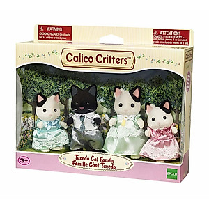 Calico Critters Tuxedo Cat Family Set