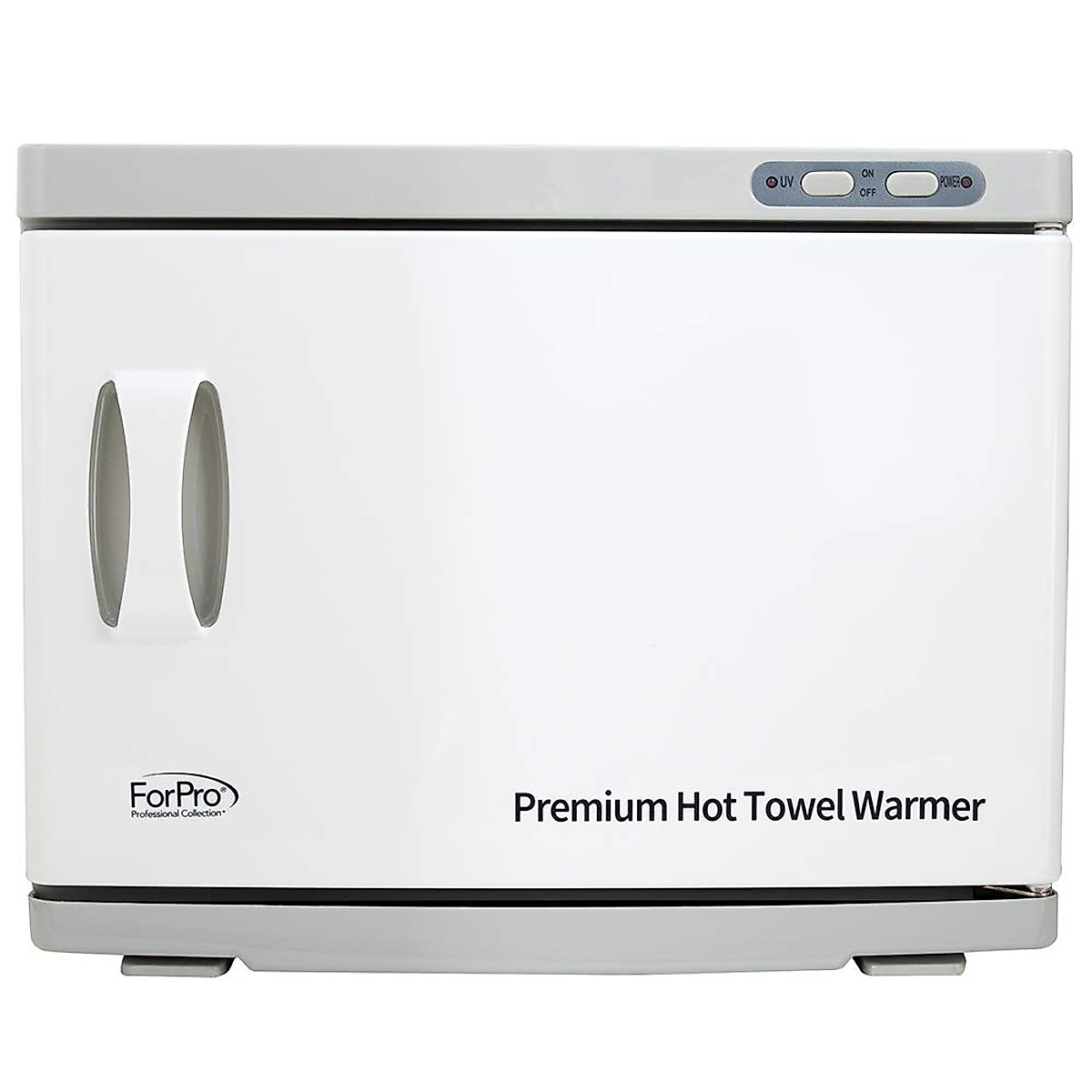 ForPro Professional Collection Premium Hot Towel Warmer, 23L Extra Large Capacity, Two Stainless Steel Racks, White