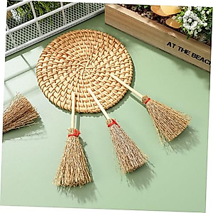 Healeved 10pcs Broom Witch Hanging Witches Broomstick Party Witch Hangings Prop Halloween Hanging Embellishment Halloween Ghost Decoration Miniature Toys Halloween Witch Broomstick Cauldron