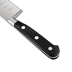 Cooks Standard High Carbon Stainless Steel Knife Set 2-Piece, 8" Chef’s Knife and 7" Santoku Knife Classic Sharp Kitchen Knives Set, Ergonomic Handle