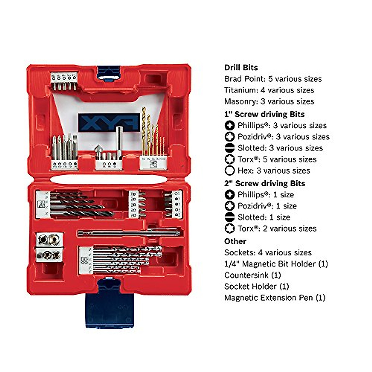 FYX Ultimate Household Drill and Drive Mixed Set (48 pcs)