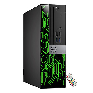 Dell OptiPlex Small Form Factor Computer with 24 Inch Monitor Intel Core i5 6500 Processor 3.2 GHz 8GB RAM 512GB SSD Win 10 Pro WiFi, Keyboard & Mouse (Renewed)