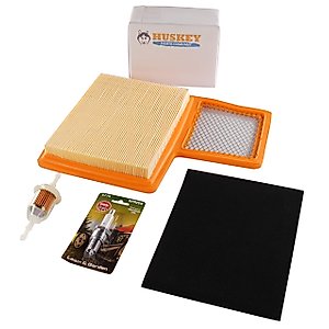 Huskey Golf Cart Tune up Service Kit Compatible with Yamaha G16-G22 G29 Drive 1996-2016 Gas Golf Carts-Include Air Filter and Pre Filter, Fuel Filter and NGK (BPR2ES) Spark Plug
