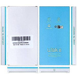 ULAK Clear Case for iPhone 12/iPhone 12 Pro, Hybrid Protective Slim Transparent Anti-Scratch Shock Absorption TPU Bumper Cover Designed Phone Case, Crystal Clear
