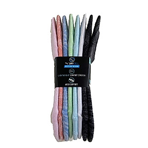 PUMA Women's 8 Pair No Show Sneaker Socks - 5-9.5