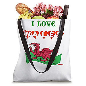 WALES I Love Wales Tote Bag