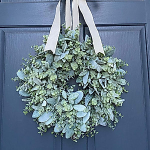 Whonline 3 Packs 17.1ft Artificial Eucalyptus Garlands Greenery Garlands Bulk Fake Vines Faux Hanging Plants for Wedding Table Backdrop Arch Wall Party Home Decor