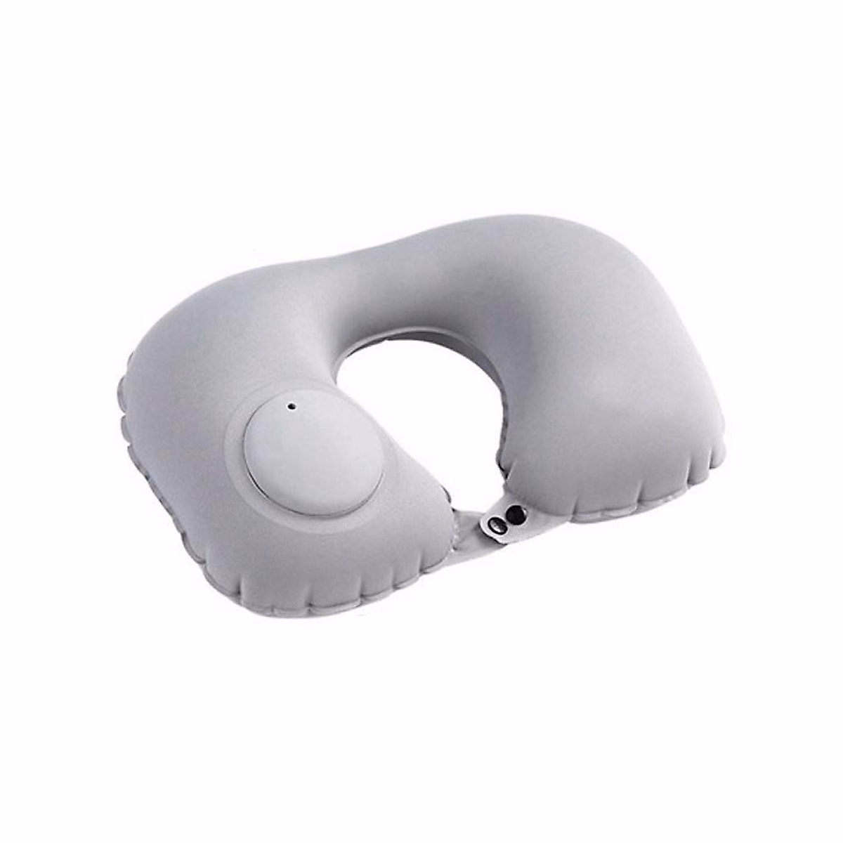 Portable U-Shape Inflatable Travel Pillow Car Head Rest Air Cushion for Travel Office Nap Head Rest Air Cushion Neck Pillow (Color : Green)