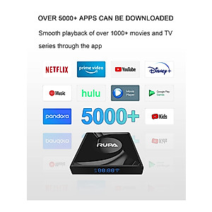 Android TV Box 13.0 4GB RAM 32GB ROM 8K TV Box RK3528 Chip Support WiFi6 BT5.0 USB3.0 Ethernet LAN 3D HDR10 HD Video Streaming Box