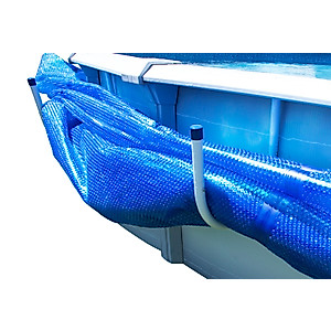 Solar Pocket® Cover Holder by Sun2Solar® | Keep Solar Blankets Off The Ground | Easy Storage and Retrieval | 5-Piece Aluminum U-Shaped Tube Set | Designed for Steel-Wall Above-Ground Swimming Pools