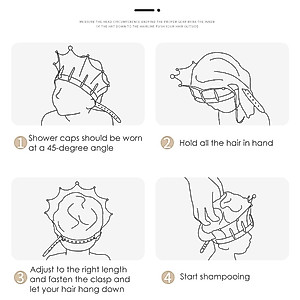 Baby Shower Cap for Washing Hair, Shower Hat for Kids, Baby Hair Washing Guard, Bath Hat for Toddlers, Bath Visor Safely Wash the Hair Without Fuss and Bubbles in Eyes