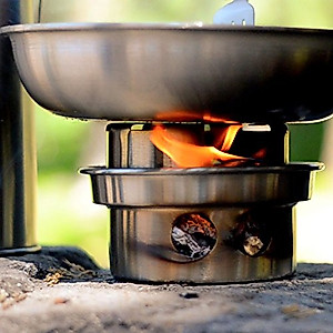 Kelly Kettle Stainless Steel Small Hobo Stove - Fits Trekker model