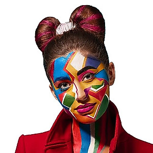 Bowitzki Face and Body Paint 2oz Cream Makeup 60ml Water Based Face Painting Special Effects For Adults Children Kids Halloween Christmas Party Stage Cosplay (Silver)