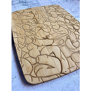 5.5" x 8" Cockcuterie Bamboo Cutting Board, Penis Engraved Cutting Board, Custom Cutting Board, Party Board, Gift Idea