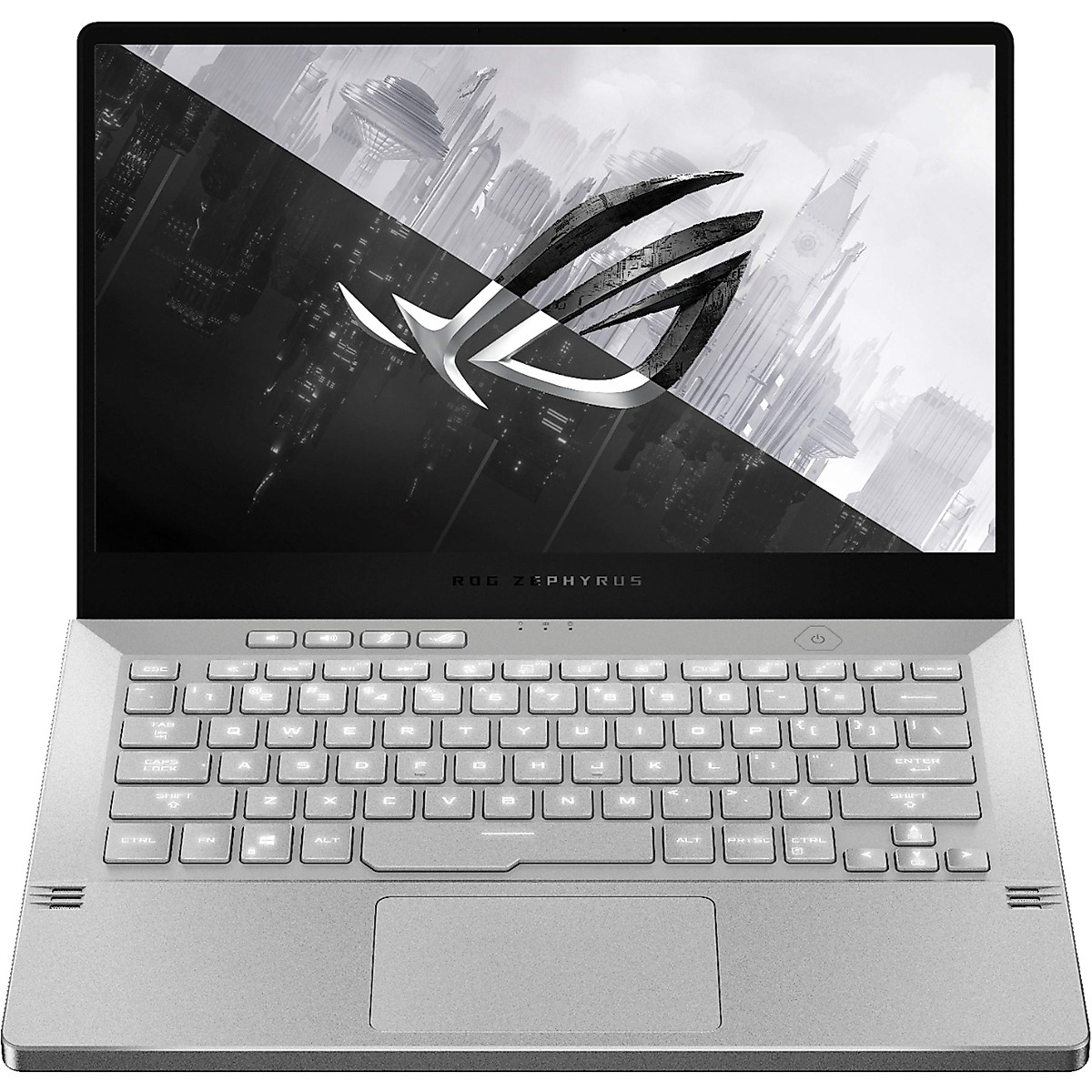 2021 Asus ROG Zephyrus G14 14" FHD 120Hz Premium Gaming Laptop, AMD 8-core Ryzen 9 4900HS, 16GB RAM, 1TB PCIe SSD, NVIDIA GeForce RTX 2060 6GB GDDR6, Backlit Keyboard, Windows 10, Moonlight White