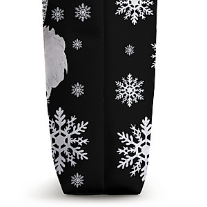 Cool Grey Santa Gnomie For Gothic And Emo With Winter Gnome Tote Bag