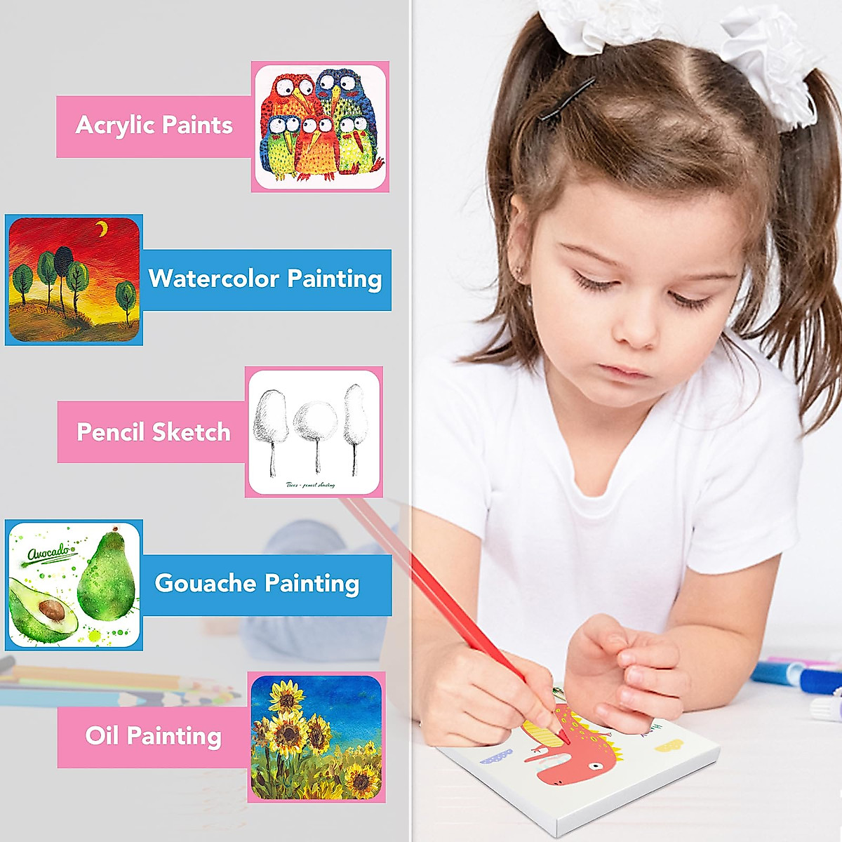 ESRICH Mini Canvases for Painting 4x4 Canvas Value Pack for 48PCS, 2/5In Thickness Small Canvas, Blank Canvas Bulk are Great for School Projects,Kids Birthday Party and Wall Decoration., white