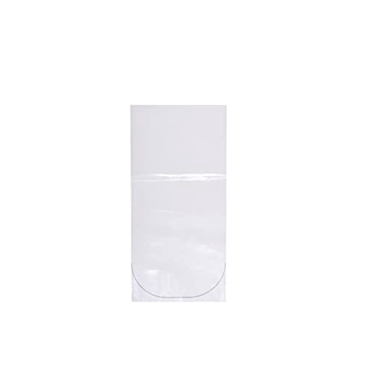 ALFA Fishery Bags Round Corners Bottom Leak Proof Clear Plastic Fish Bags Size 6 Inches for Marine and Tropical Fish Transport 2 mil. (6" x 12" / 100 Pack)