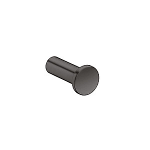 AXOR Universal Circular 3-inch Modern Small Hook in Brushed Black Chrome, 42811340