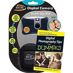 Digital Concepts VGA Camera, Case & Digital Photography for Dummies Book
