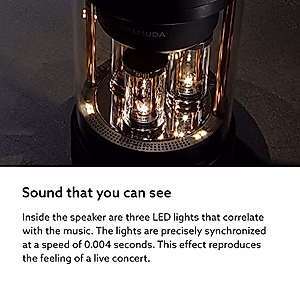 BALMUDA The Speaker | Portable Bluetooth Speaker | Clear 3 Dimensional Sound with Light Features